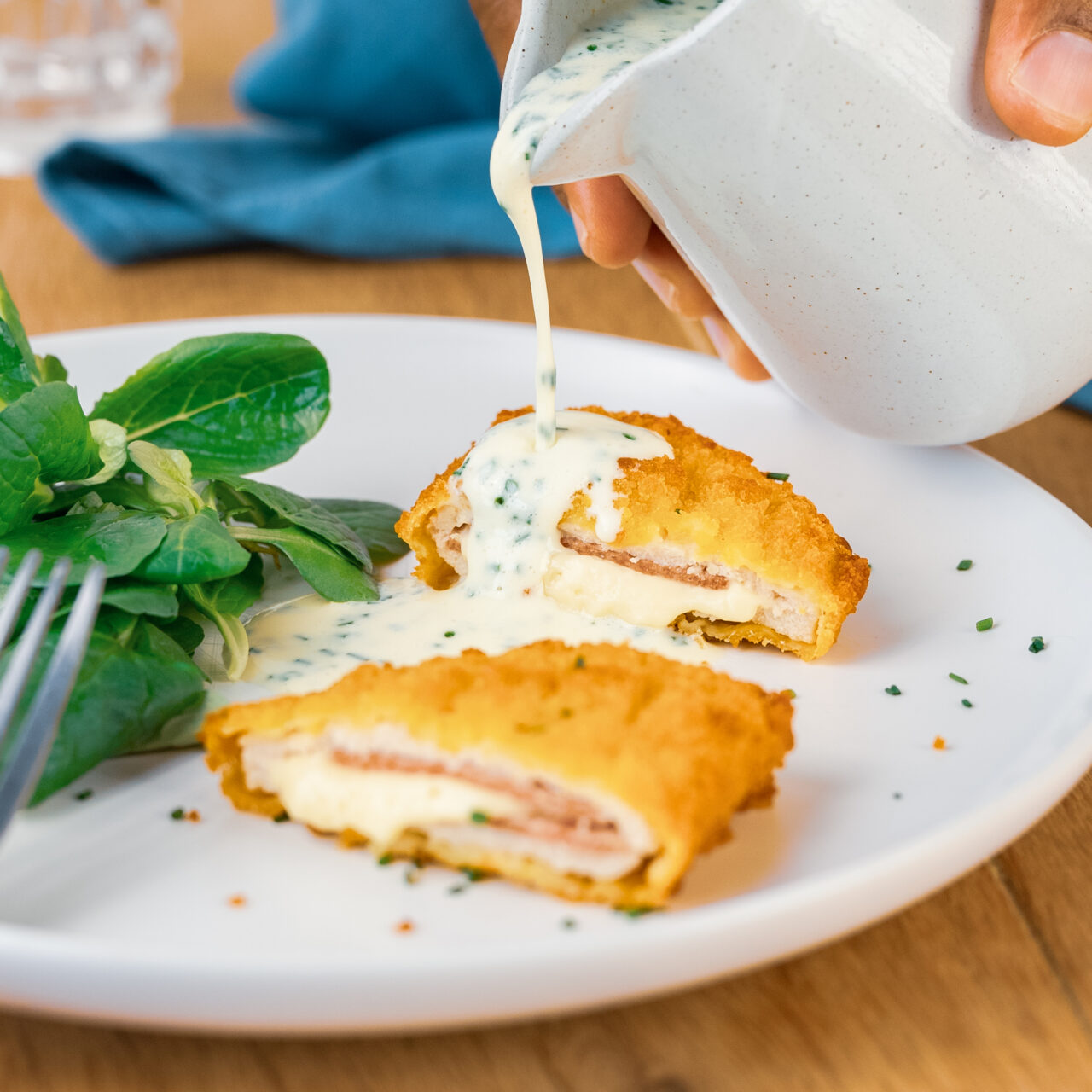 L'Escalope Cordon Bleu Père Dodu et sa sauce Dijonnaise - Père Dodu